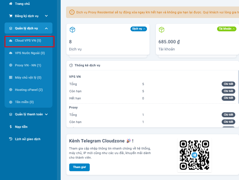 Hướng Dẫn Cài Lại Hệ Điều Hành Vps Việt Nam - CloudZone Support